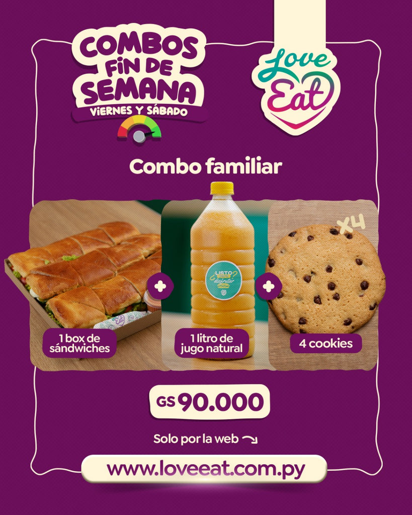Combo familiar – Love Eat Sándwich & Salad Bar